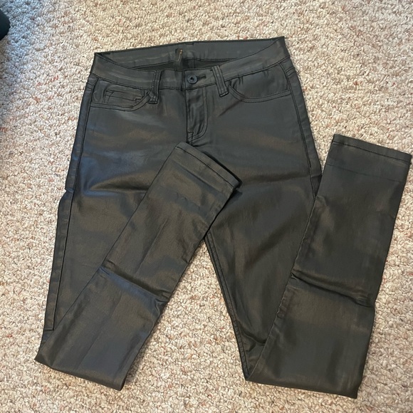 Jeans | Low Rise Leather Pants | Poshmark